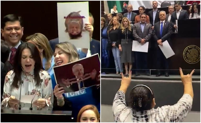 Diputada Del Pan Le Canta A Amlo Canción De Paquita Y Diputada De 8620